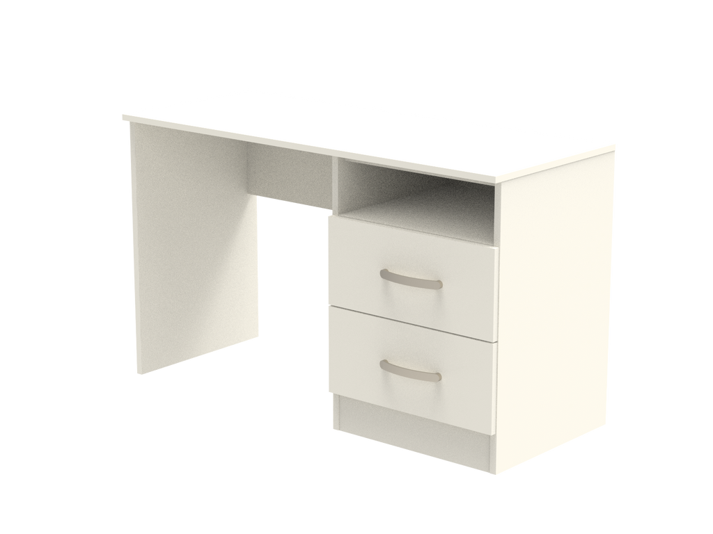 Freedom 2 Drawer Dressing Table with Open Shelf 1200mm wide (Right Han ...